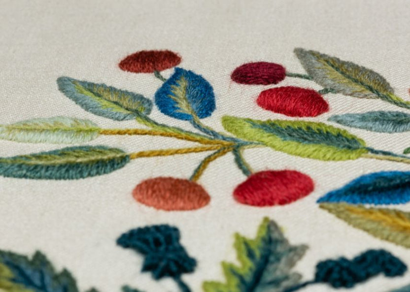 Gawthorpe Cherry Tree Crewel Embroidery Kit – The Crewel Work Company
