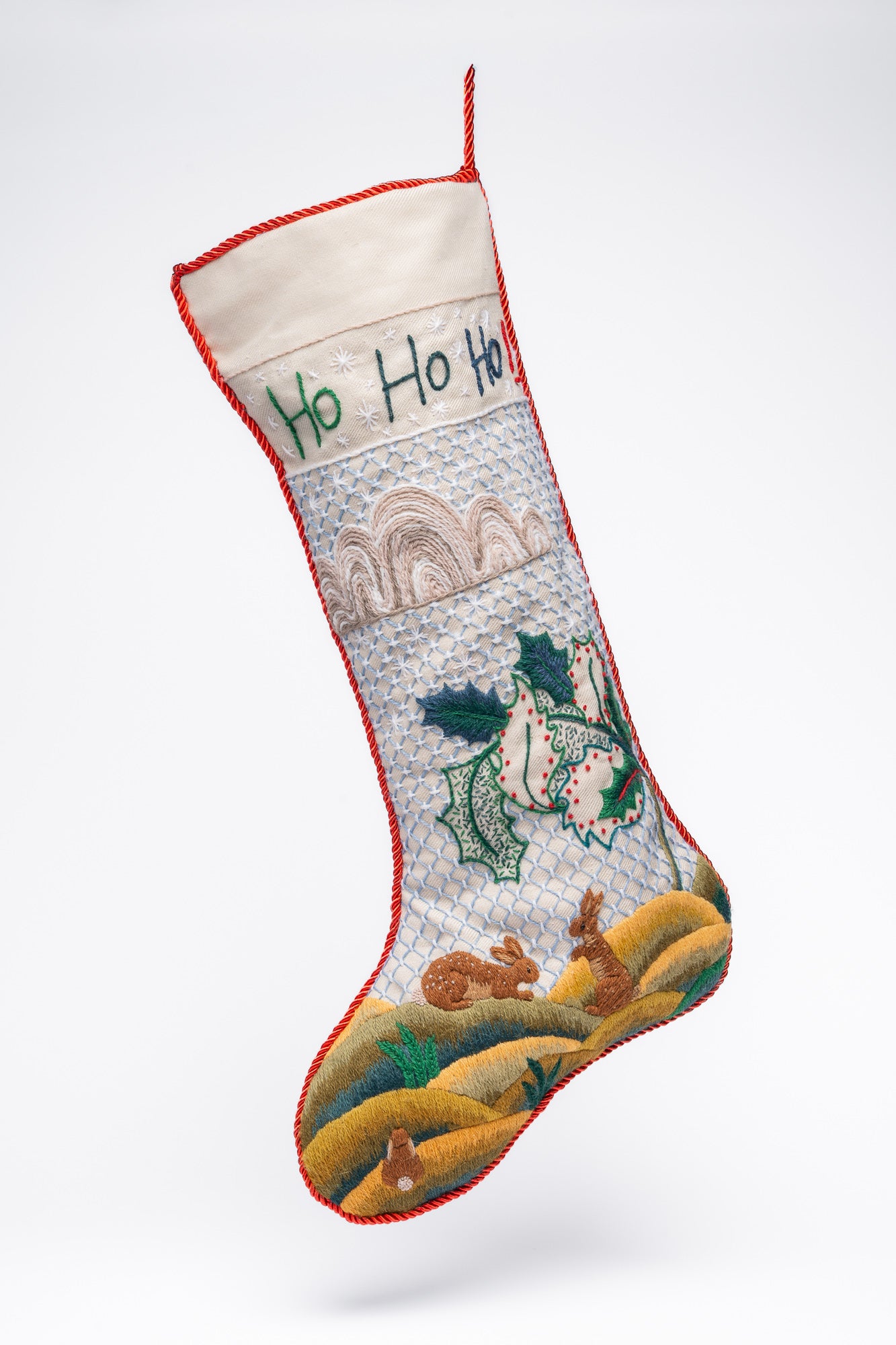 Rabbits Christmas Stocking Kit – The Crewel Work Company