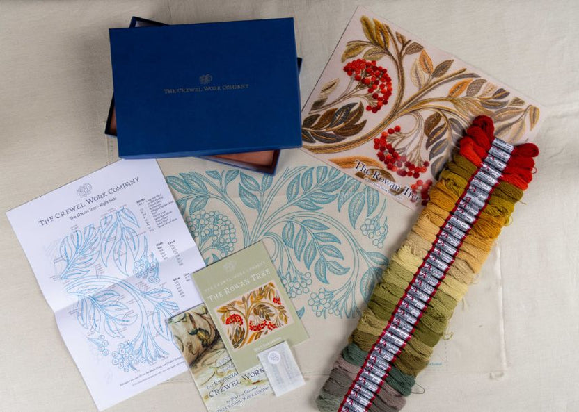 Rowan Tree Crewel Embroidery Kit – The Crewel Work Company