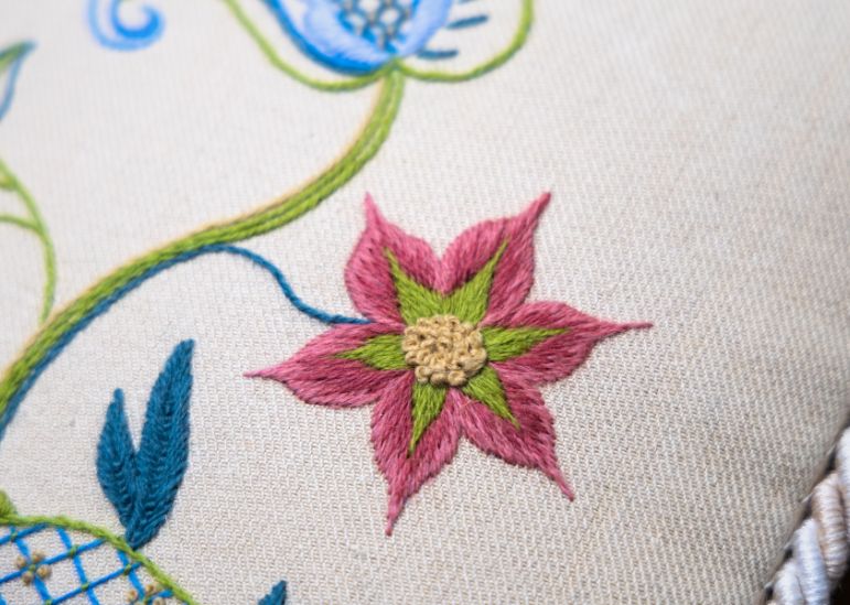Jacobean Sampler Crewel Embroidery Kit – The Crewel Work Company
