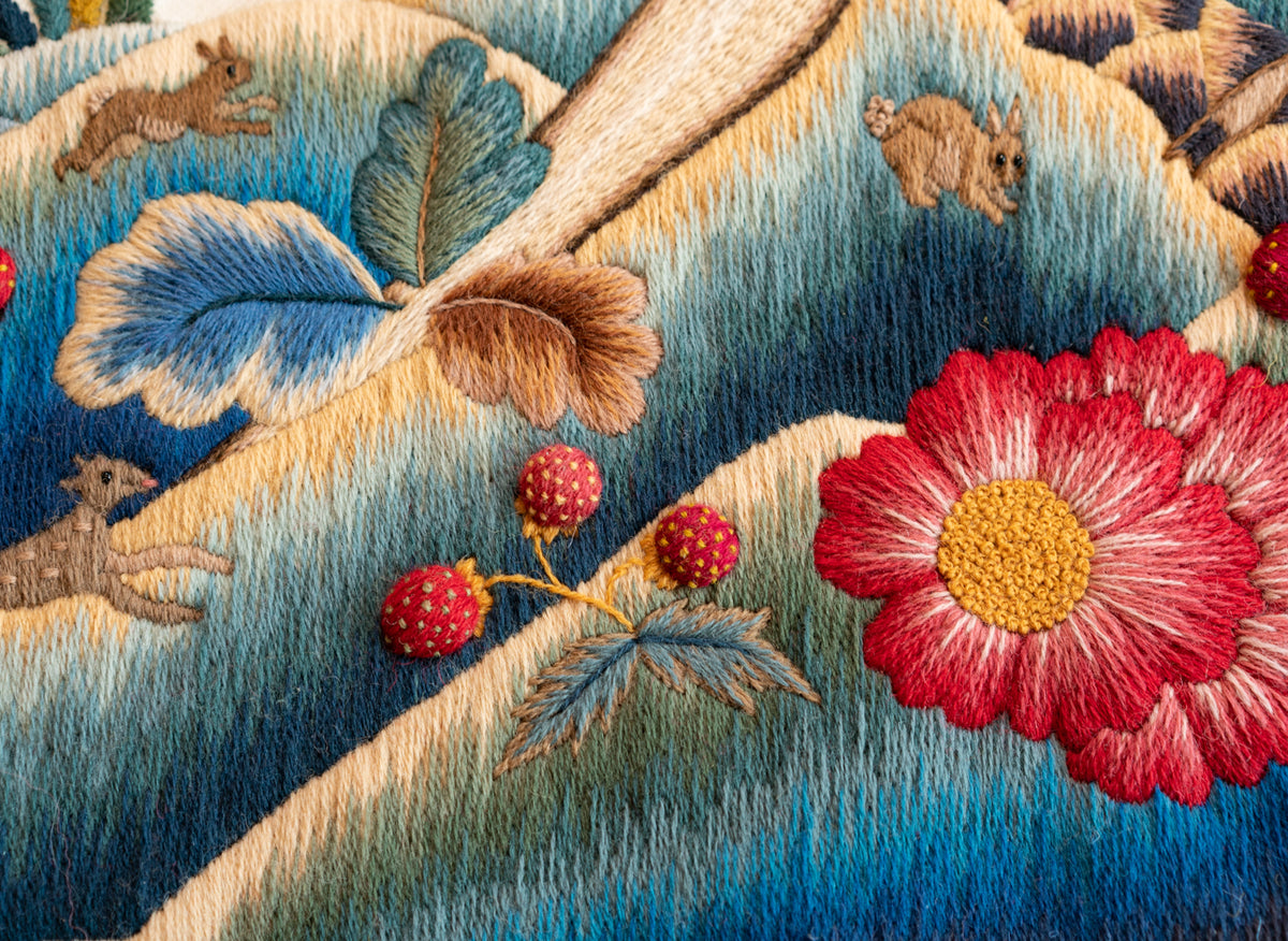 The Muncaster Bed Hanging Crewel Work Kit | The Crewel Work Company