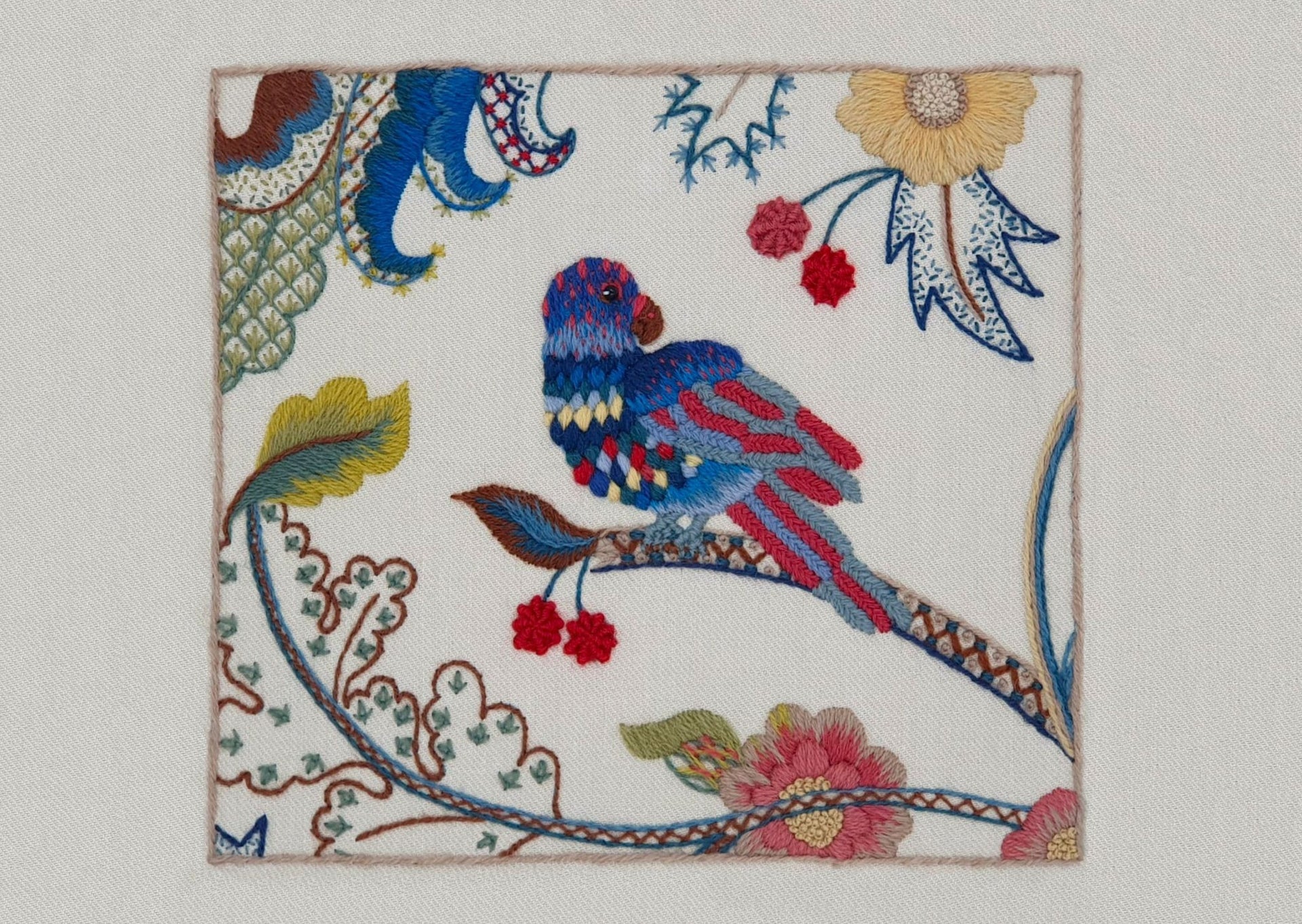 Muncaster Parrot Crewel Work Kit – The Crewel Work Company