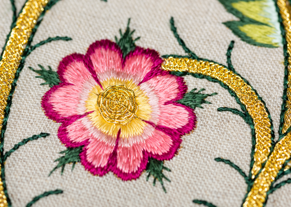 Dunollie Rose & Honeysuckle Kit by Deborah Wilding | The Crewel Work ...