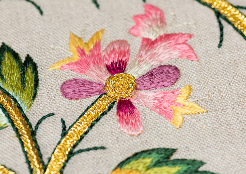 Dunollie Rose & Honeysuckle Kit by Deborah Wilding | The Crewel Work ...