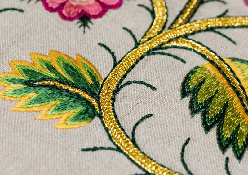 Dunollie Rose & Honeysuckle Kit by Deborah Wilding | The Crewel Work ...