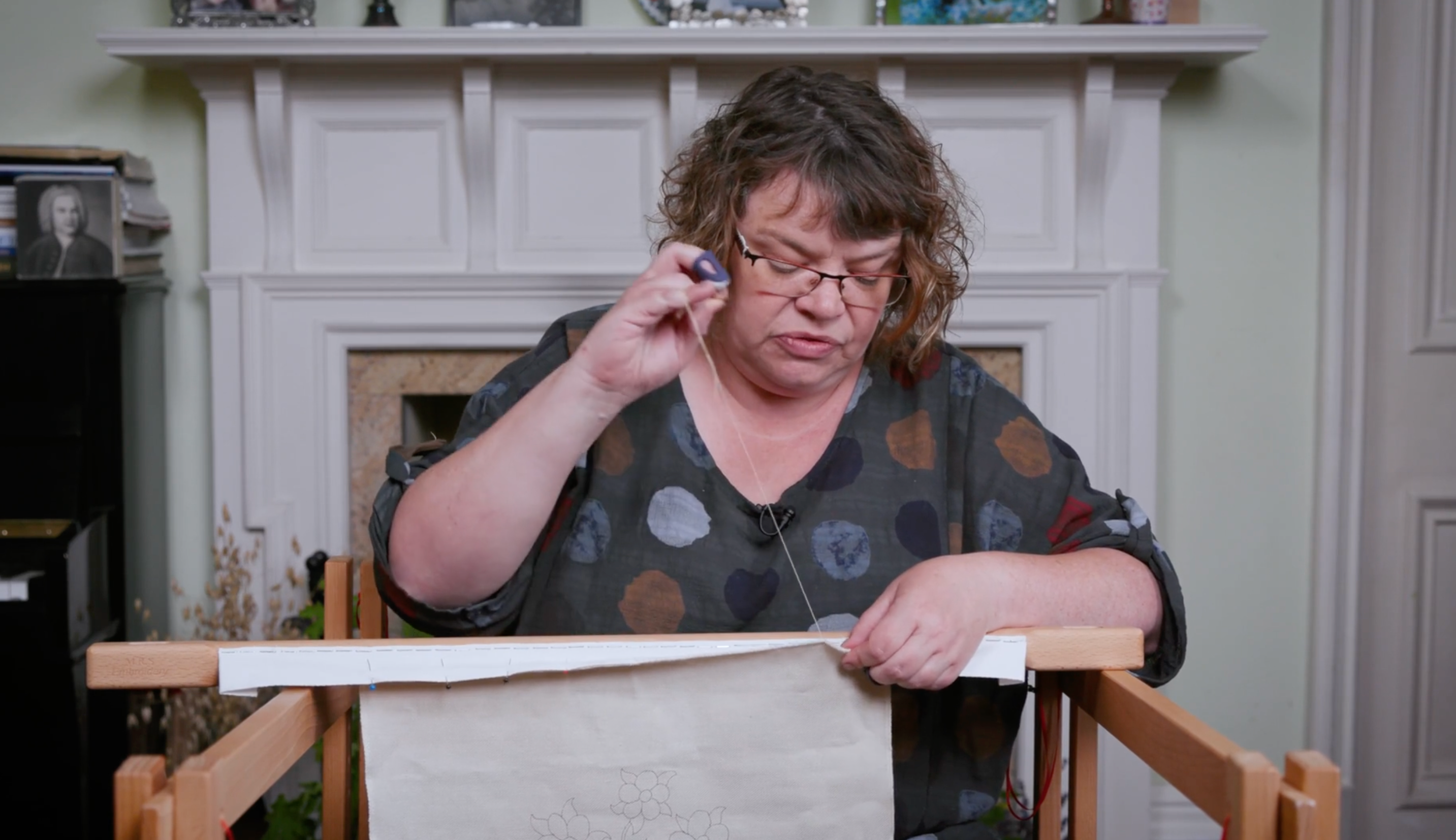 How to Set up a Slate Frame Tutorial – The Crewel Work Company