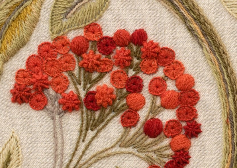 Rowan Tree Crewel Embroidery Kit – The Crewel Work Company