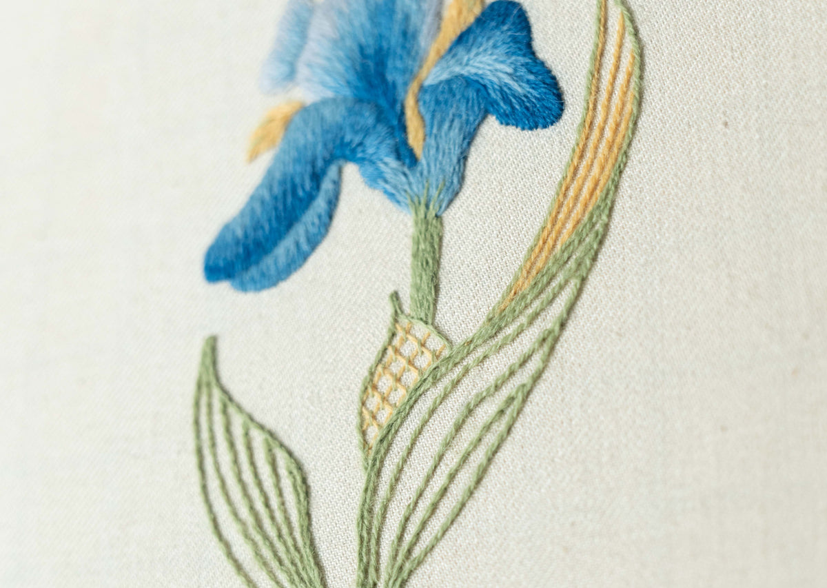 Spring Iris Kit | The Crewel Work Company