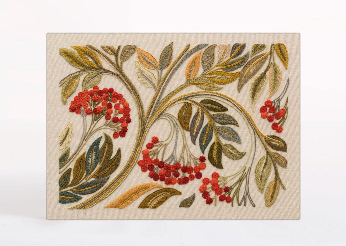 Rowan Tree Crewel Embroidery Kit – The Crewel Work Company